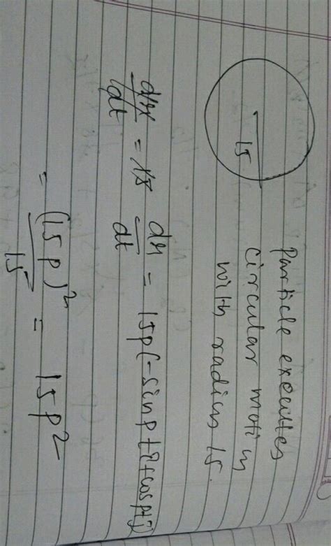 a particle is performing motion whose position vector is given by 15