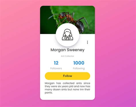 Profile Cards In HTML CSS