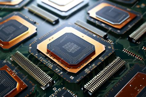 Premium Photo Cpu Assembly Array Of Central Processor Units On