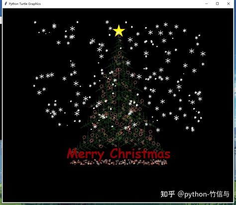 程序员的浪漫教你用Python代码画圣诞树 知乎