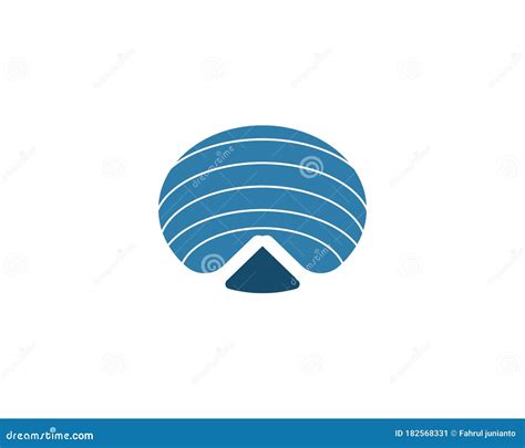 Shell Icon And Symbol Vector Template Stock Vector Illustration Of