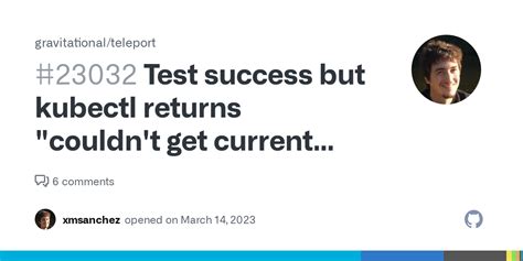 test success but kubectl returns couldn t get current server api group