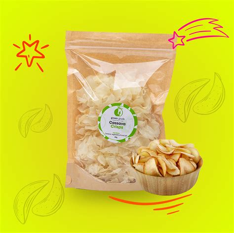 Cassava Crisps Green Giraffe