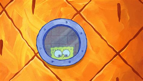 Spongebob Window  Spongebob Window Peep Discover And Share S