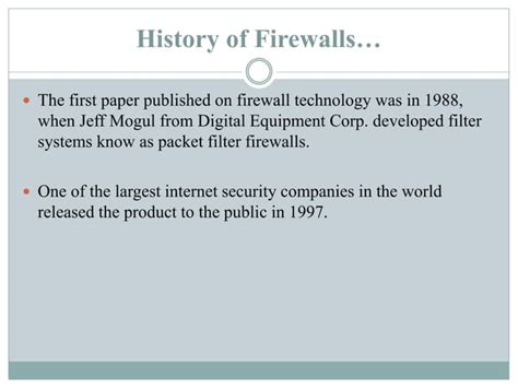 Firewall Ppt Pptx Computer Networking Computing