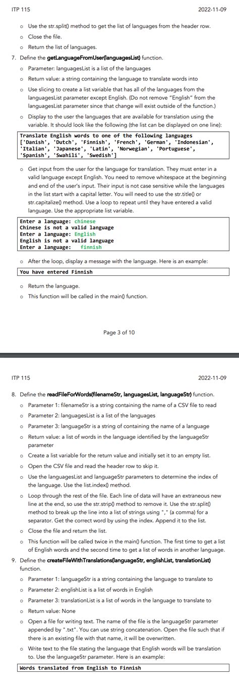 Solved Write A Language Translator Program That Translates Chegg Com