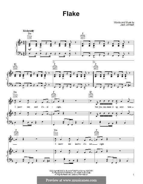 Flake Jack Johnson Chords Sheet And Chords Collection