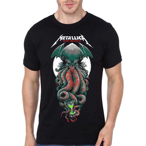 Metallica Black Half Sleeve T Shirt Swag Shirts