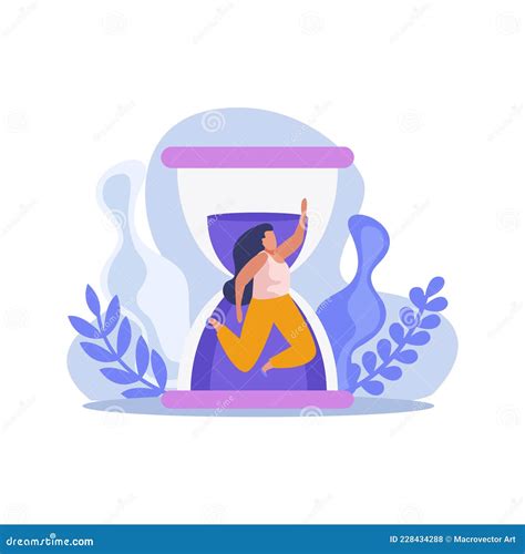 Time Management Concept Icon Stock Vector Illustration Of Goal Clock