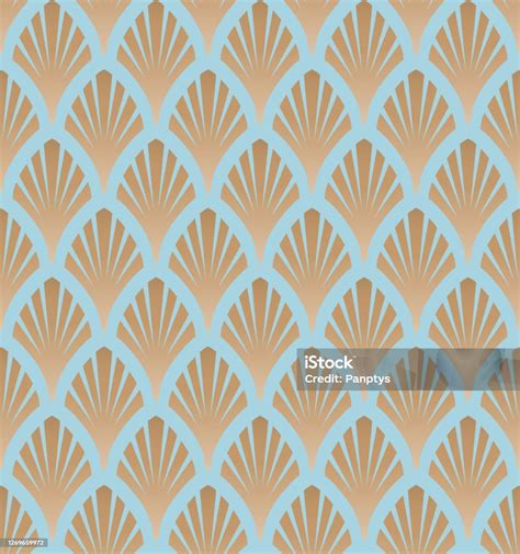 아르 데코 황금 팬들과 함께 하는 훌륭한 개츠비 벡터 패턴 매끄러운 패턴 광란의 20년대에 대한 스톡 벡터 아트 및 기타 이미지