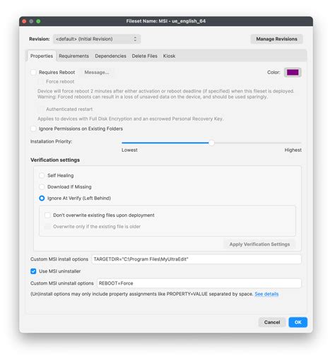 Custom MSI Installer P FileWave KB