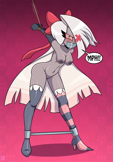 Rule 34 Arms Behind Back Bondage Breasts Elbow Gloves Female Femsub Gag Gaggeddude32 Gloves