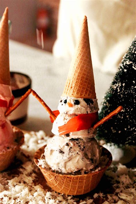 How To Make Ice Cream Snowmen An Easy Holiday Dessert With Graeters