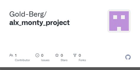 Github Gold Bergalxmontyproject