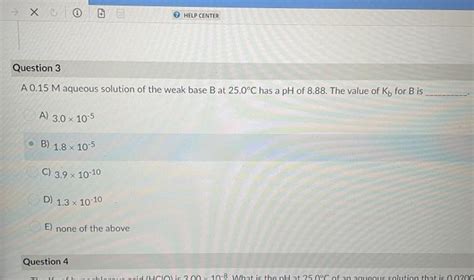 solved x help center question 3 a 0 15 m aqueous solution