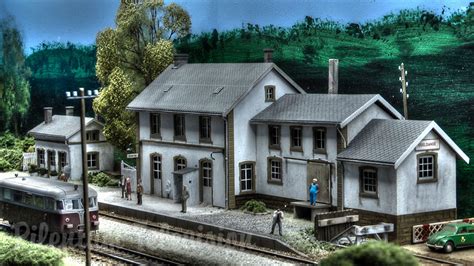 Private Ho Scale Model Railroad Layout Of Cfl Trains In Luxembourg