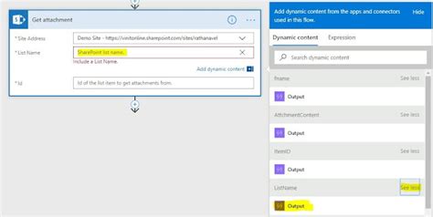 Upload Attachment To Sharepoint List Item Using Microsoft Flow