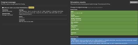 Pipeline Rule Not Storing Message Graylog Central Peer Support