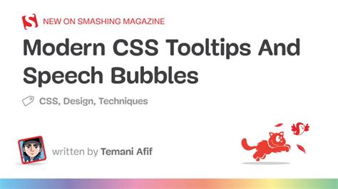 Modern Css Tooltips And Speech Bubbles Part 1 Sirrona Web Design