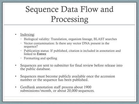 Ppt Bioinformatics Overview Ncbi And Genbank Powerpoint Presentation