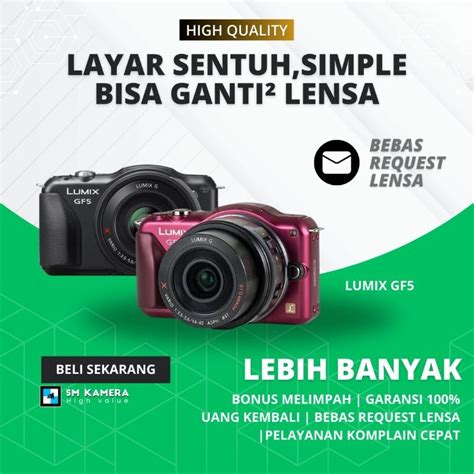 Jual Mirrorless Lumix Gf5 Lumix Gf1 Pemula Simple Mirrorless Murah Kamera Pemula Shopee Indonesia