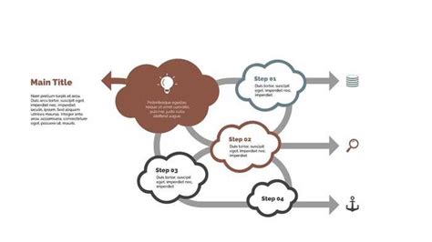 Diagram Showing How To Use The Main Title PowerPoint Template Free