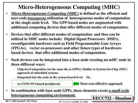 Ppt Heterogeneous Computing Hc Micro Heterogeneous Computing Mhc Powerpoint Presentation