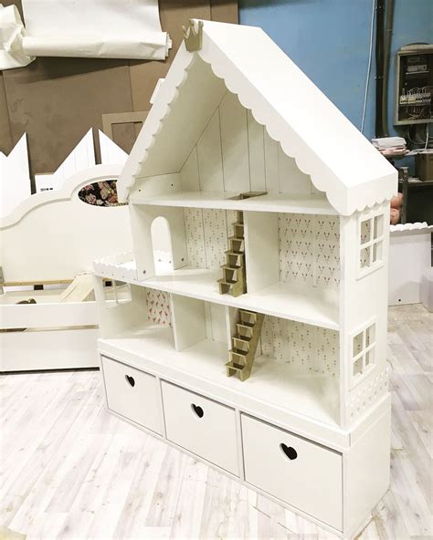 Кукольный домик стеллаж на 6 комнат с комодом 150х110х32см в интернет магазине Ярмарка Мастеров
