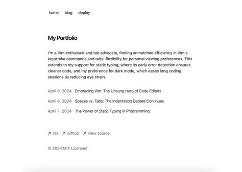 Portfolio Starter Kit Vercel