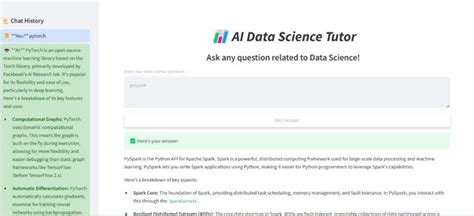 Datascience Ai Streamlit Langchain Machinelearning Sneha Dominic