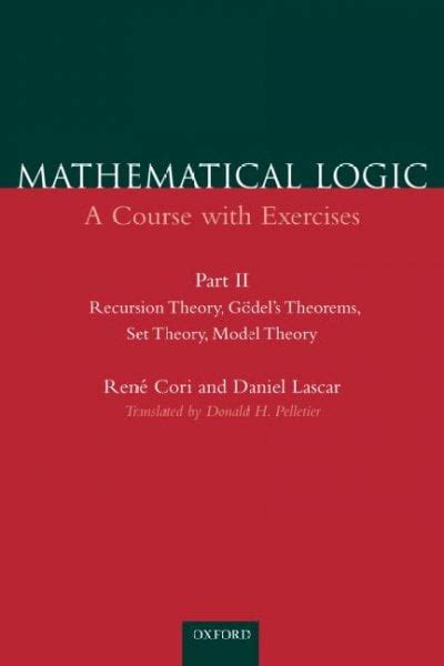 Pre Owned Recursion Theory Mathematical Logic A Course With Exercises