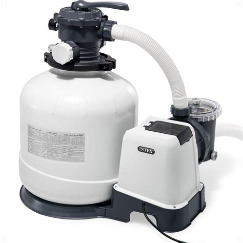 Intex 26651eg 3 000 Gph Above Ground Pool Sand Filter Pump With Automatic Timer For Sale Las