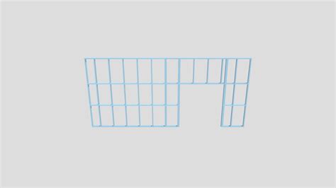 Partition Wall 7 X 32m 3d Model By Framework Frameworklgsf