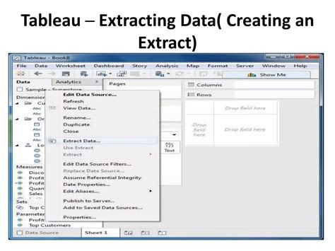 Tableau Ppt Ppt Databases Computer Software And Applications