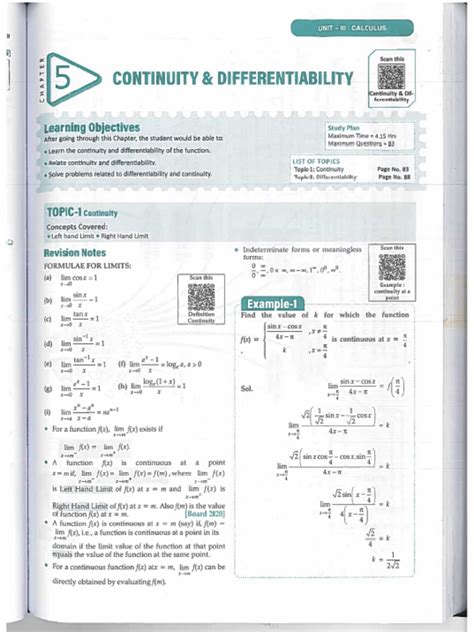 Continuity Differentiability Pdf
