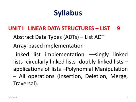 Ppt Cs8391 Data Structures Powerpoint Presentation Free Download
