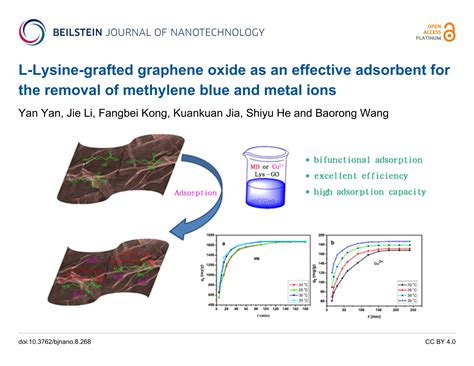Bjnano L Lysine Grafted Graphene Oxide As An Effective Adsorbent For The Removal Of Methylene
