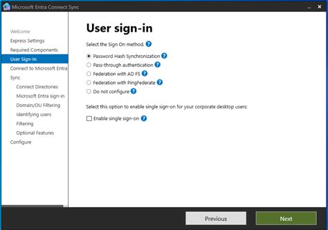 Customize An Installation Of Microsoft Entra Connect Microsoft Entra Id Microsoft Learn