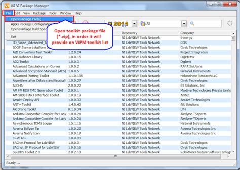 Download And Install Labview Interface For Arduino Lifa Toolkit Robotics University