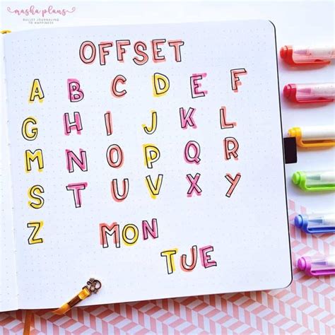 11 Creative Bullet Journaling Fonts To Try