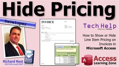 Access Learning Zone On Linkedin How To Show Or Hide Line Item Pricing
