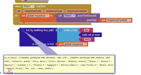 Parse And Compare 2 Csv Json Mit App Inventor Help Mit App