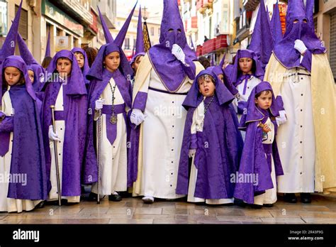 Andalusien Spanien Prozession Im Semana Santa Heilige Woche In