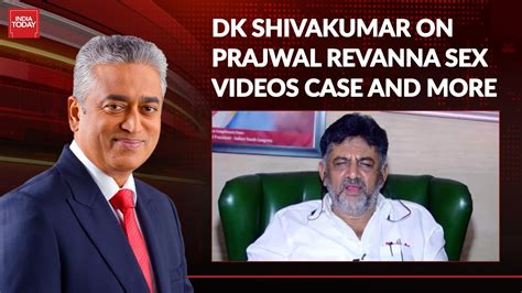 bjp knew about the videos dk shivakumar on prajwal revanna sex