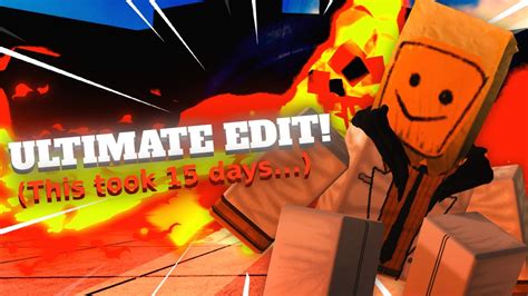 The Ultimate Tsb Edit The Strongest Battlegrounds Youtube