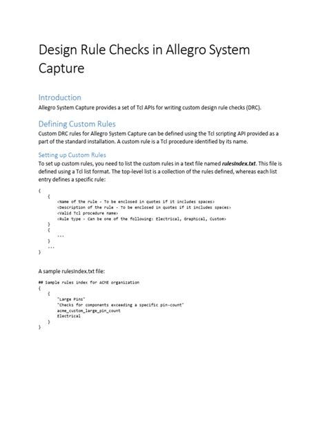 Allegro System Capture Appnote Drc Pdf Programming Paradigms Computing