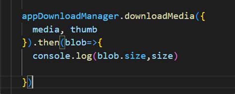 I Want To Know How To Use Appdownloadmanager Downloadmedia To Get A