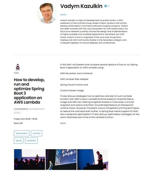 Vadym Kazulkin 🇺🇦 On Linkedin Aws Serverless Java Spring Springboot