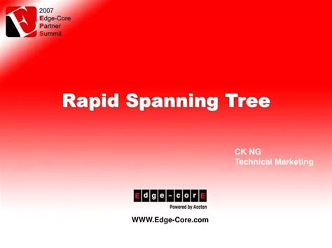 PPT Rapid Spanning Tree PowerPoint Presentation Free Download ID 4374525
