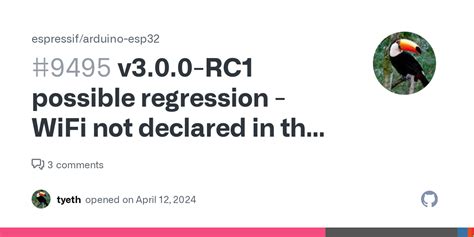 V300 Rc1 Possible Regression Wifi Not Declared In This Scope Was